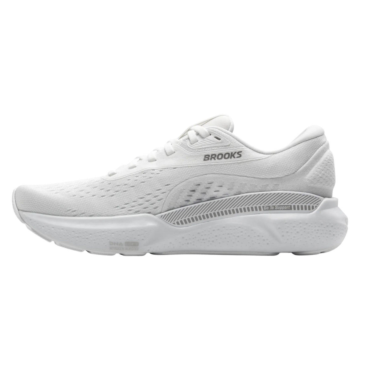 Brooks Women's 120426 148 Adrenaline GTS 24 White Oyster Alloy Cushion ...
