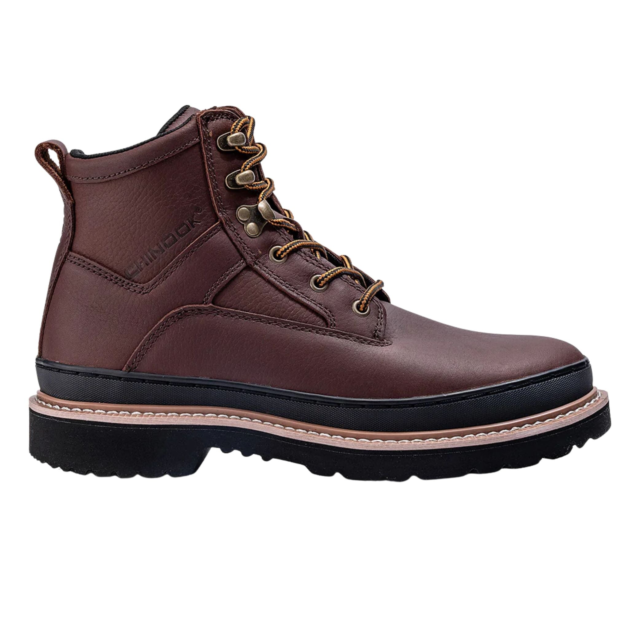Chinook Footwear Men's 6886-201 6IN Workhorse II Brown Soft Toe Work B ...