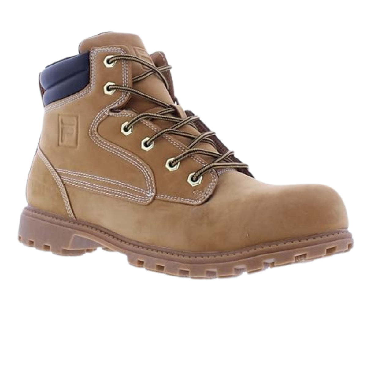 Fila Men's 1LM00982 248 Landing Steel ST Wheat Espresso Gum Work Shoes ...