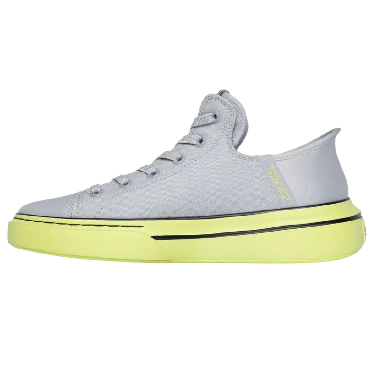 Skechers Men's 251032 Snoop One-OG Tela Gray Lime Slip-ins Casual Shoe ...