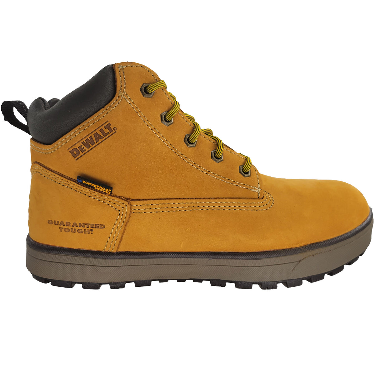 DEWALT Men's DXWP84365 Helix Plain Toe 6 Inch Waterproof Work Boots ...