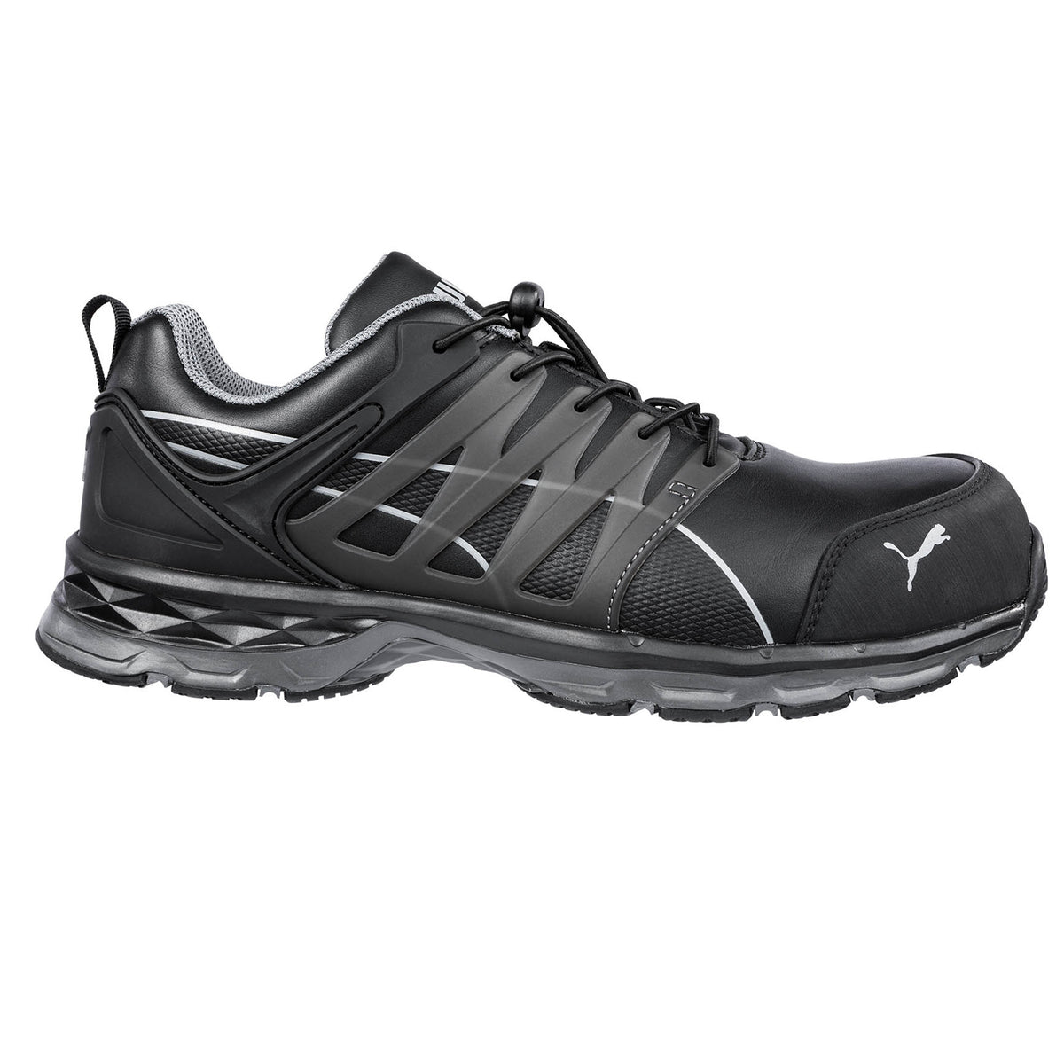 Puma Women's 643965 Velocity 2.0 Black Low Safety Composite Toe Work S ...